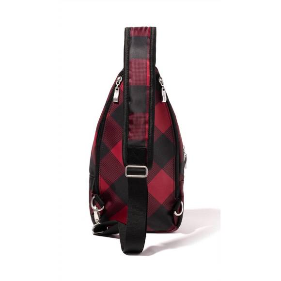 Baggallini | Bags | New Baggallini Central Park Sling Bag In Red ...